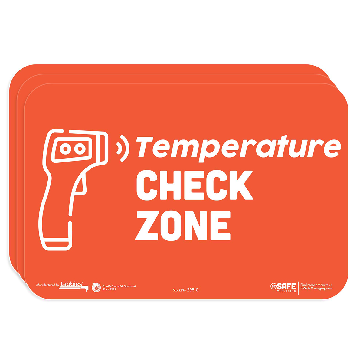 3 pk. Temperature Check Zone Wall Decals | Schools In