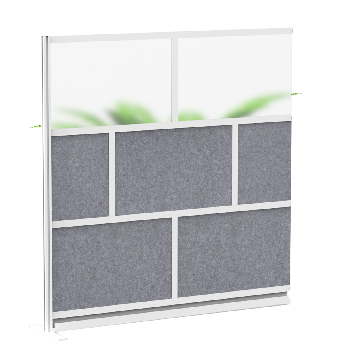 Modular Room Divider Add-On Wall - 70"W x 15 3/4"D x 70"H | Schools In