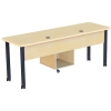Dual Computer Table - 75"W x 24"D x 29"H | Schools In