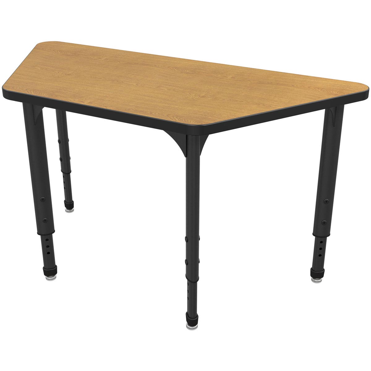 Apex Series Trapezoid Table - 24"W x 48"L | Schools In
