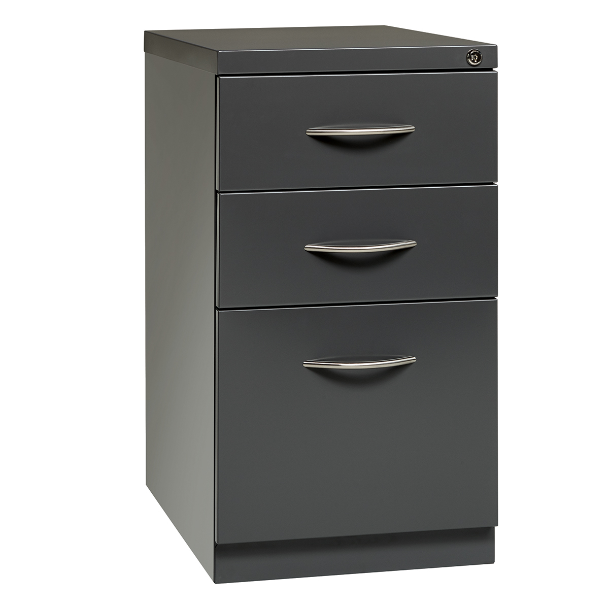 Arch Pull Series Mobile Pedestal File Cabinet - 3 Drawers - Box/Box ...