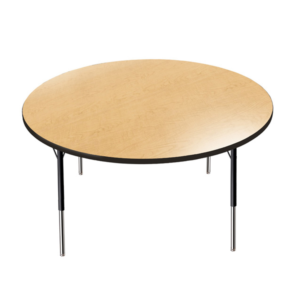 Modern Classic Round Activity Table - 48"Dia x 20 1/2"-30 1/2"H ...