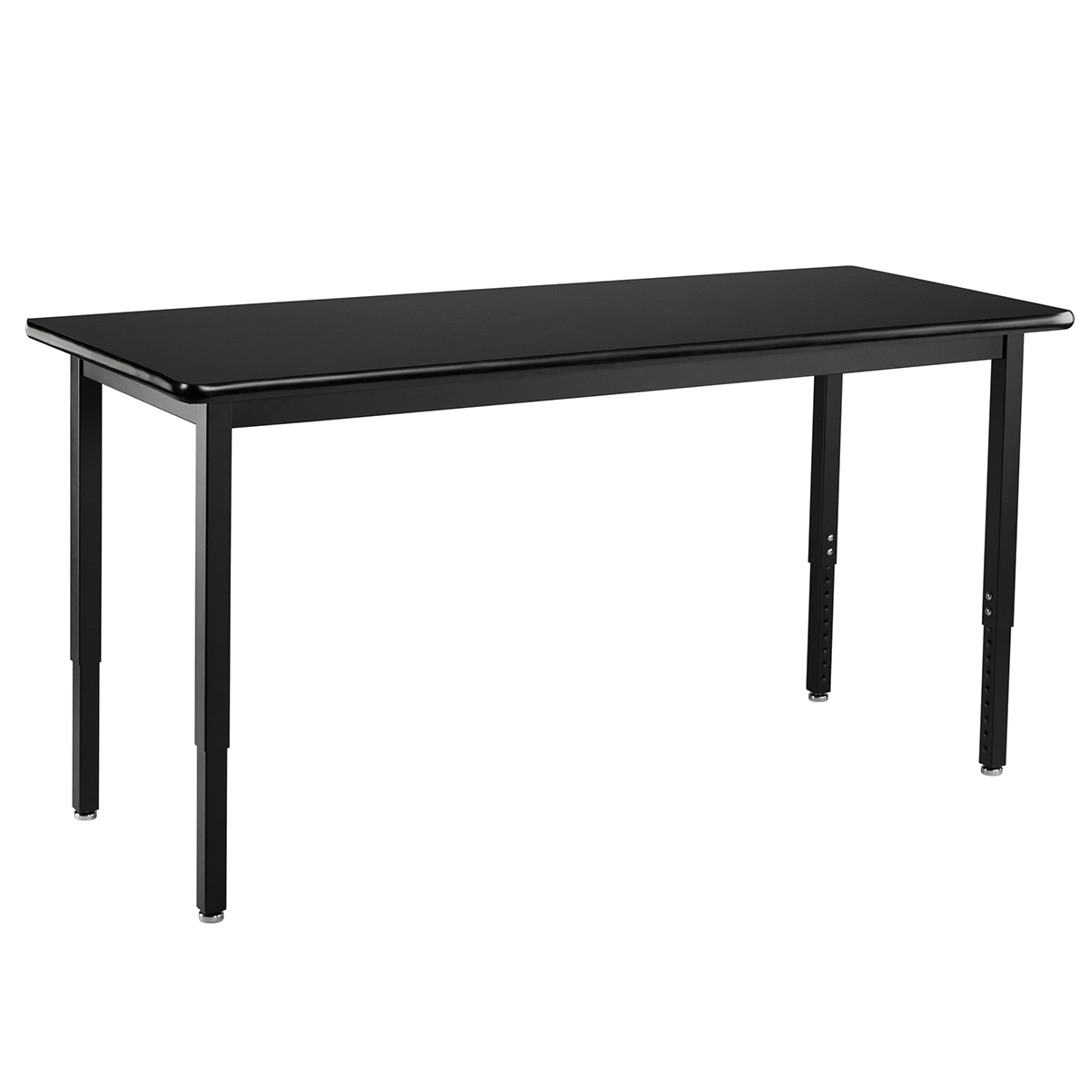 Adjustable Height Science Lab Table with Steel Legs - 30"W x 72"L ...