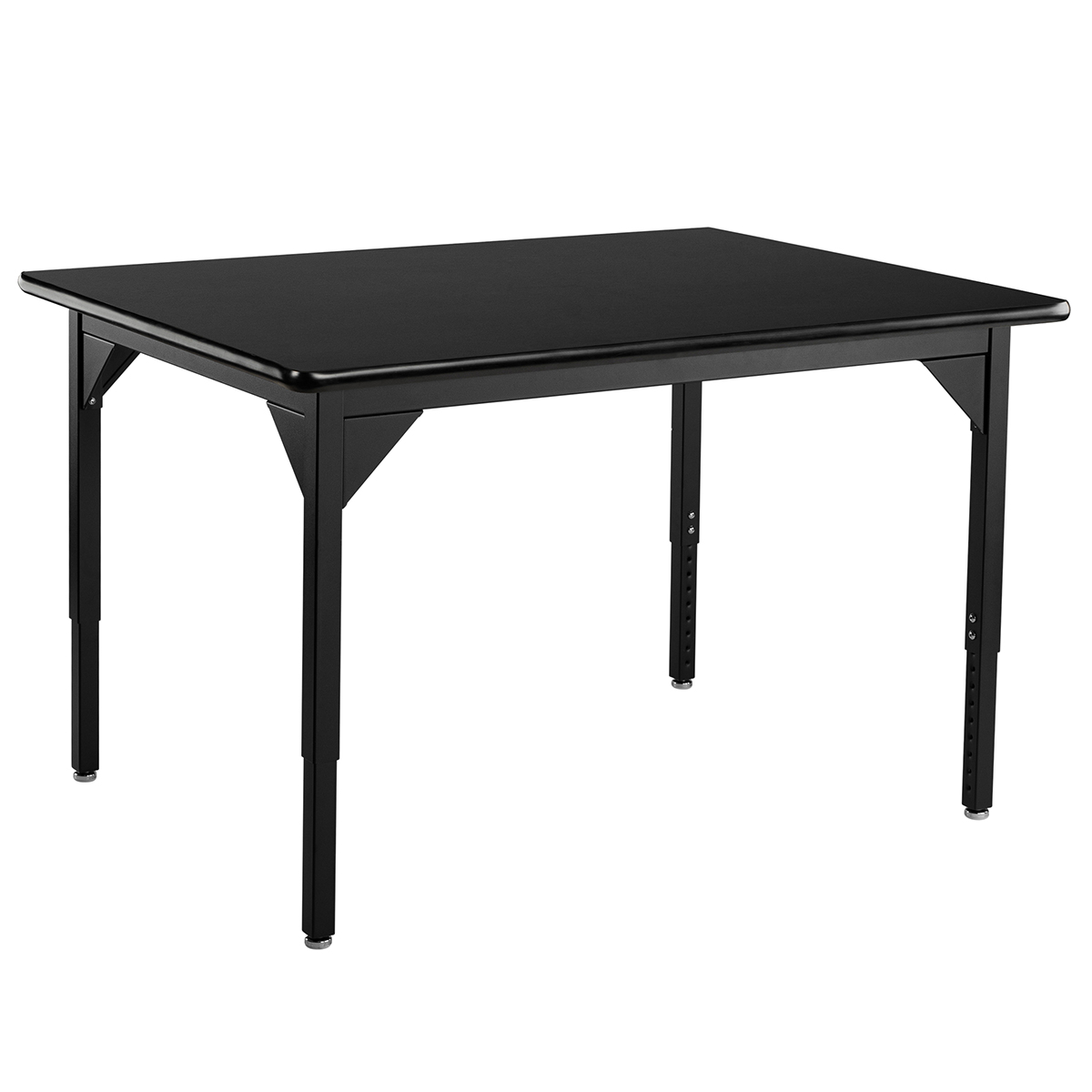 Adjustable Height Science Lab Table with Steel Legs - 36"W x 48"L ...