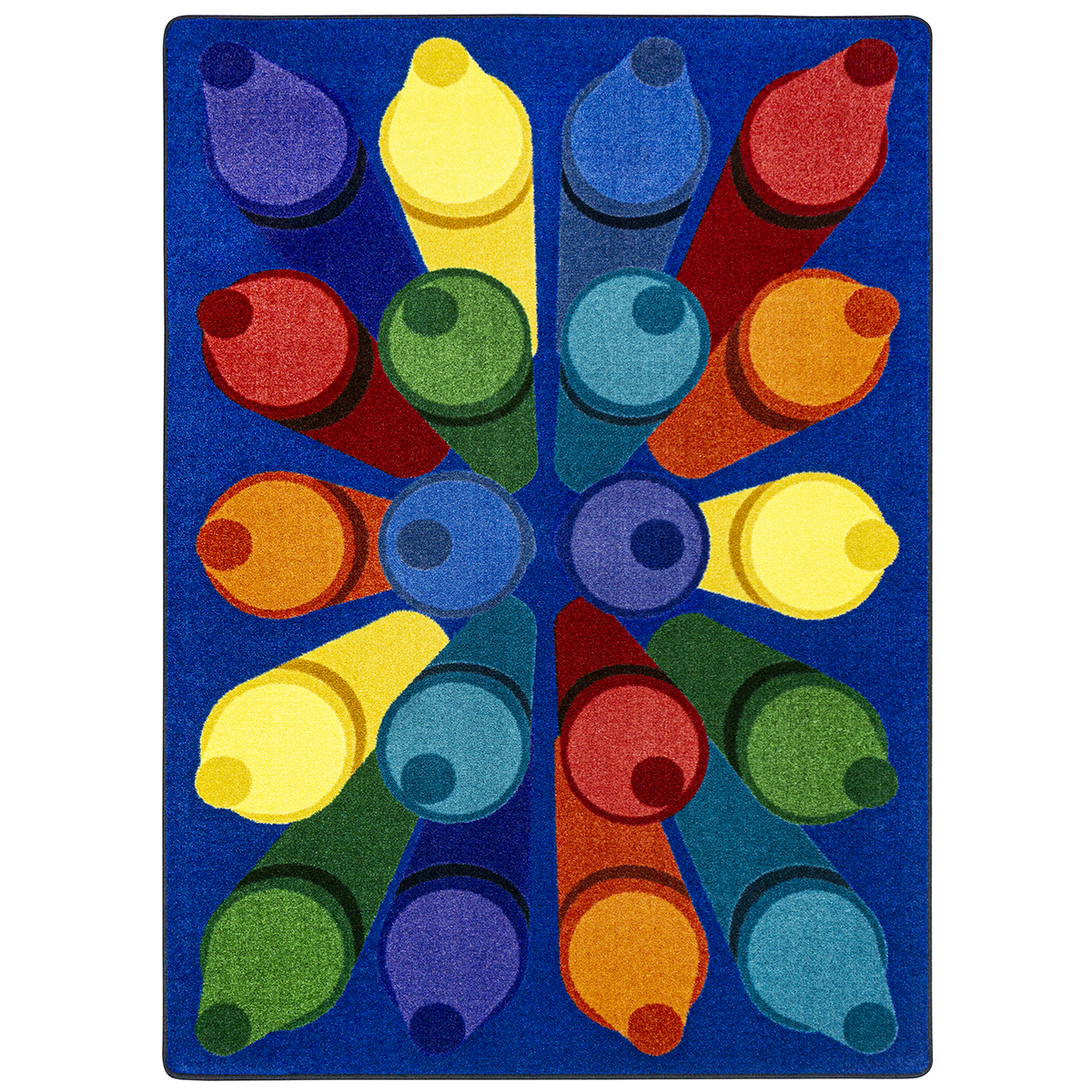 Colorific Rug - Rectangle - 5' 4"W x 7' 8"L | Schools In