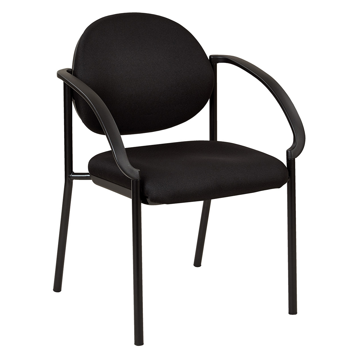 Work Smart Fabric Stacking Chair with Arms | Schools In