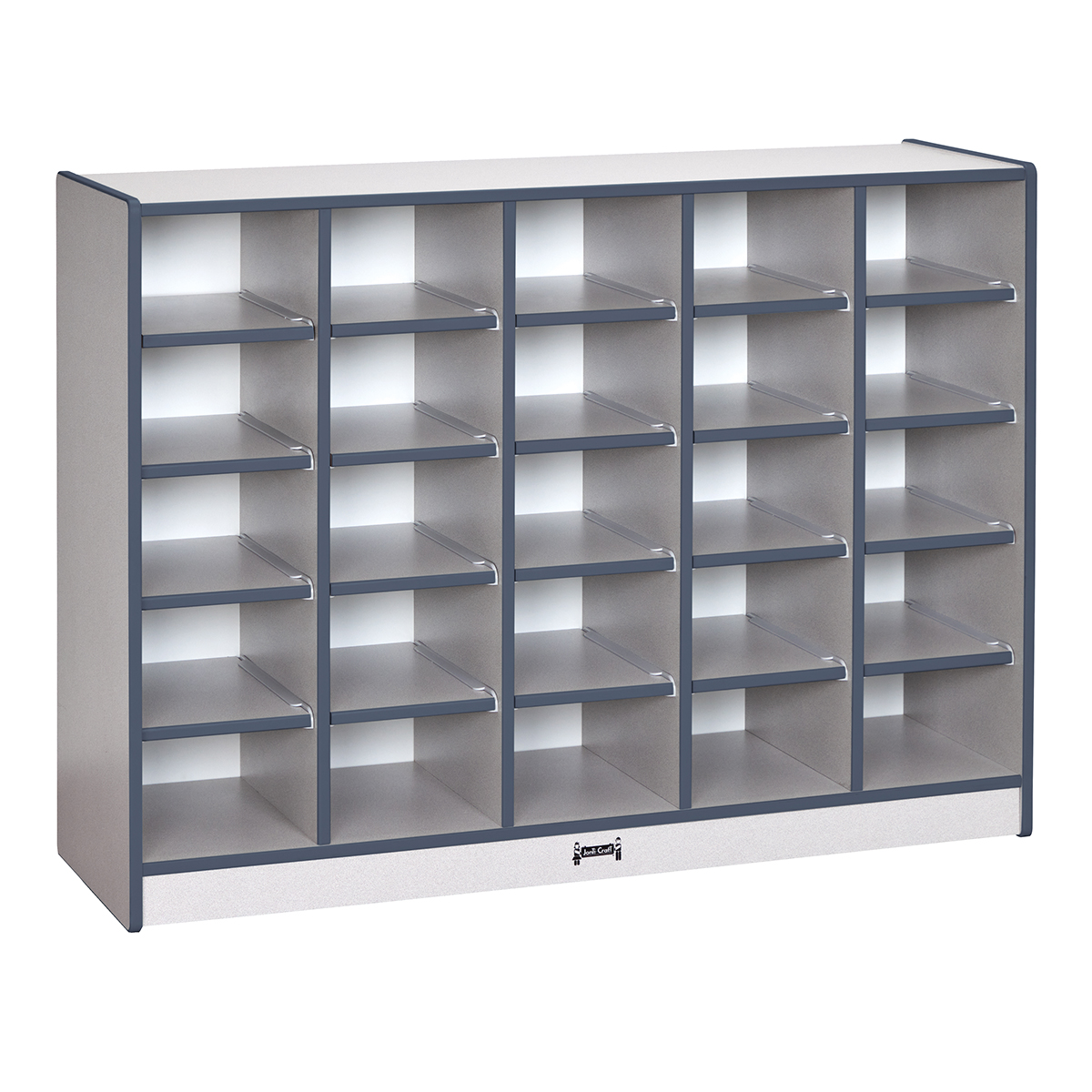 Rainbow Accents Mobile Cubby Storage - 25 Compartments | Schools In