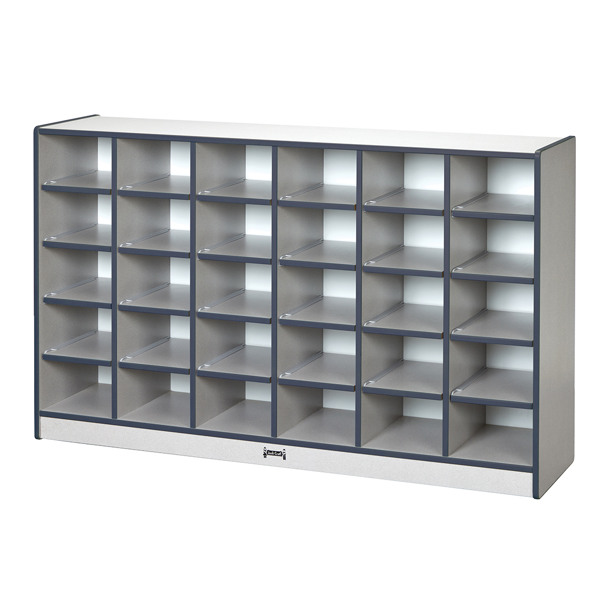 Rainbow Accents Mobile Cubby Storage - 30 Compartments | Schools In