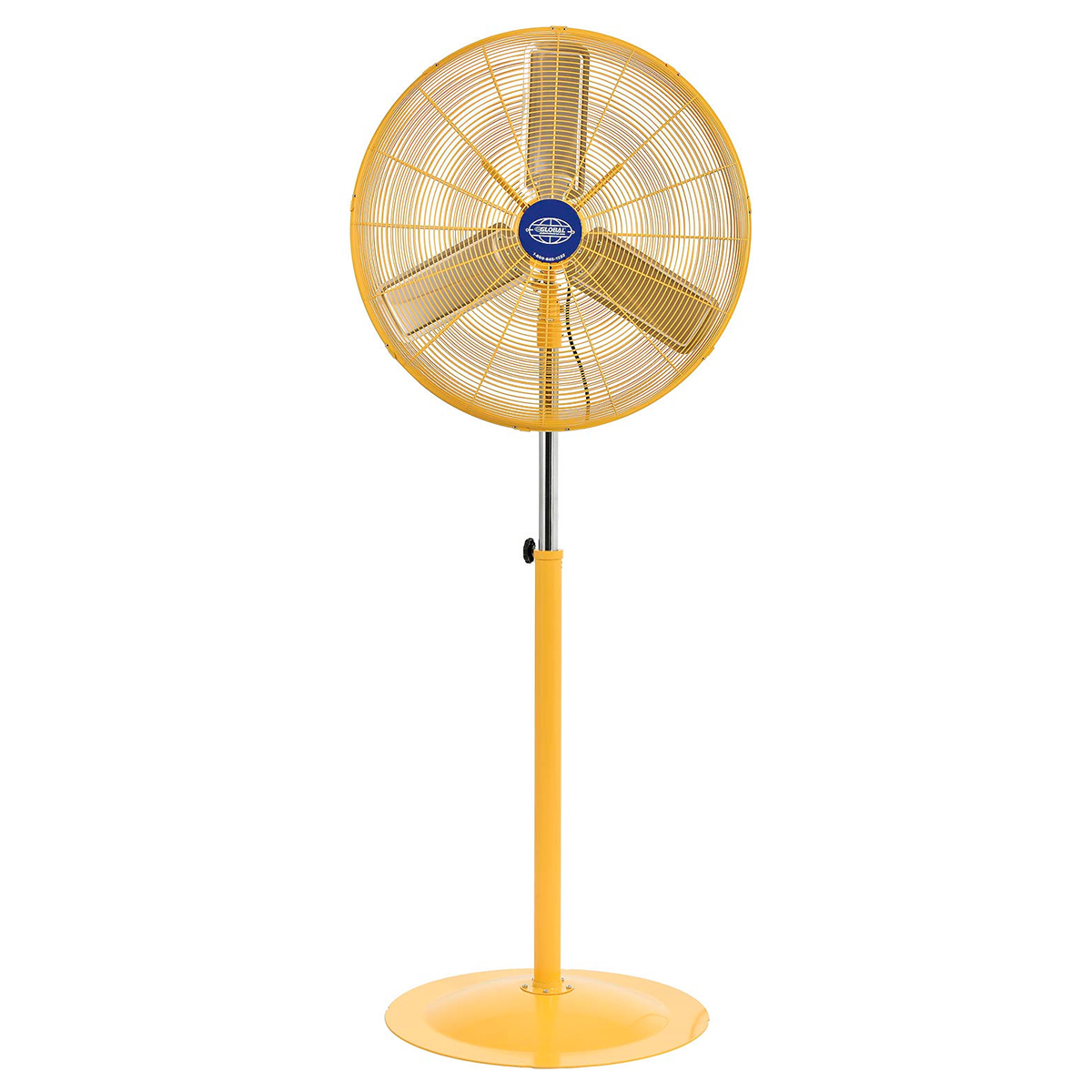 3-Speed Height Adjustable Deluxe Oscillating Pedestal Fan - 30"Dia ...