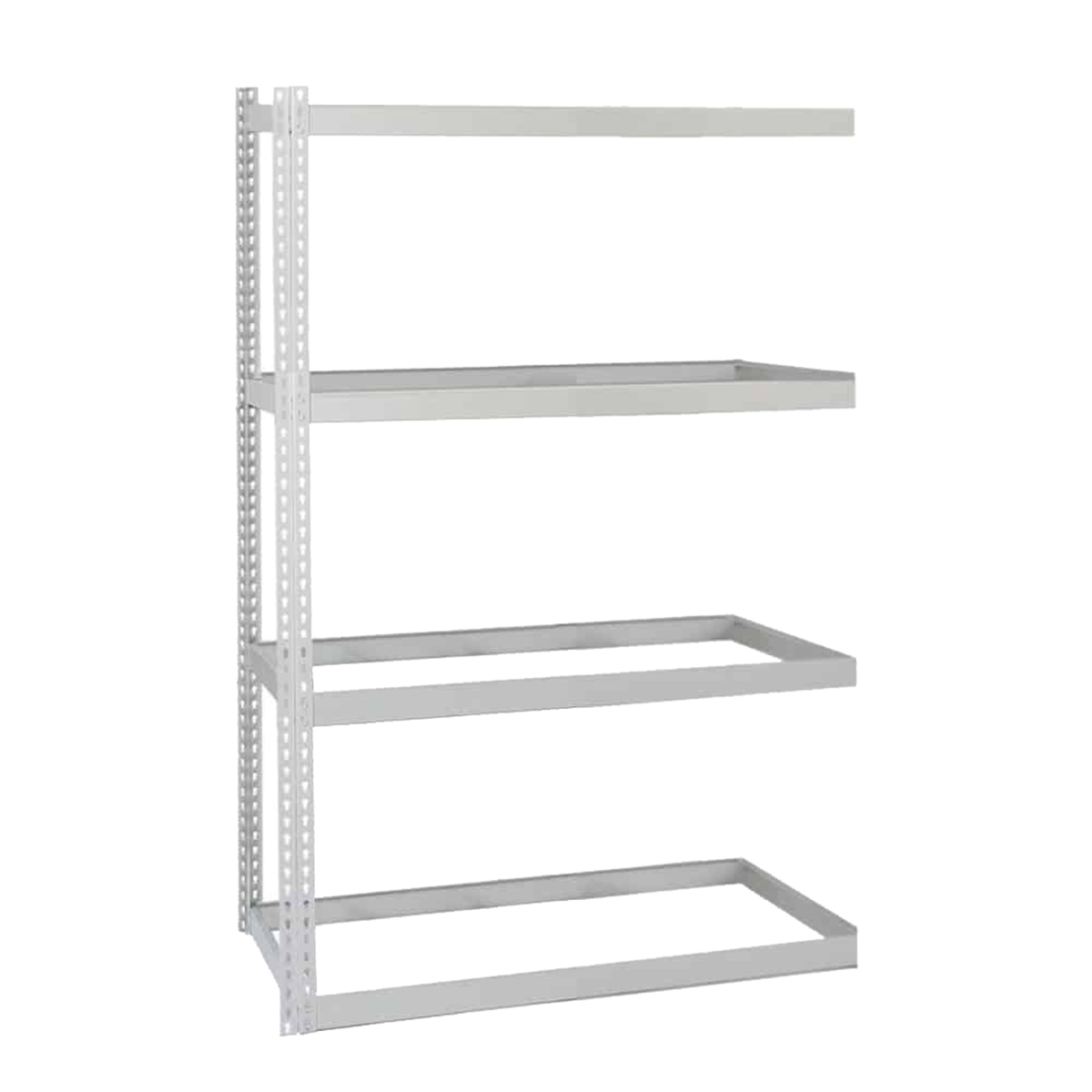 Rivet Rack Shelving Unit - 4 Levels - Adder - 48"W x 48"D | Schools In