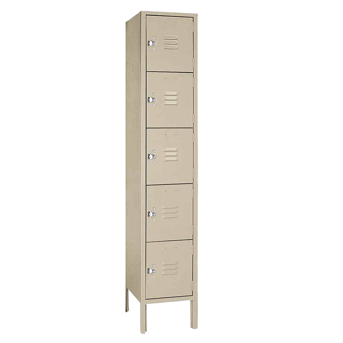 5-Tier Box Locker - 12"W x 15"D x 66"H - Assembled | Schools In