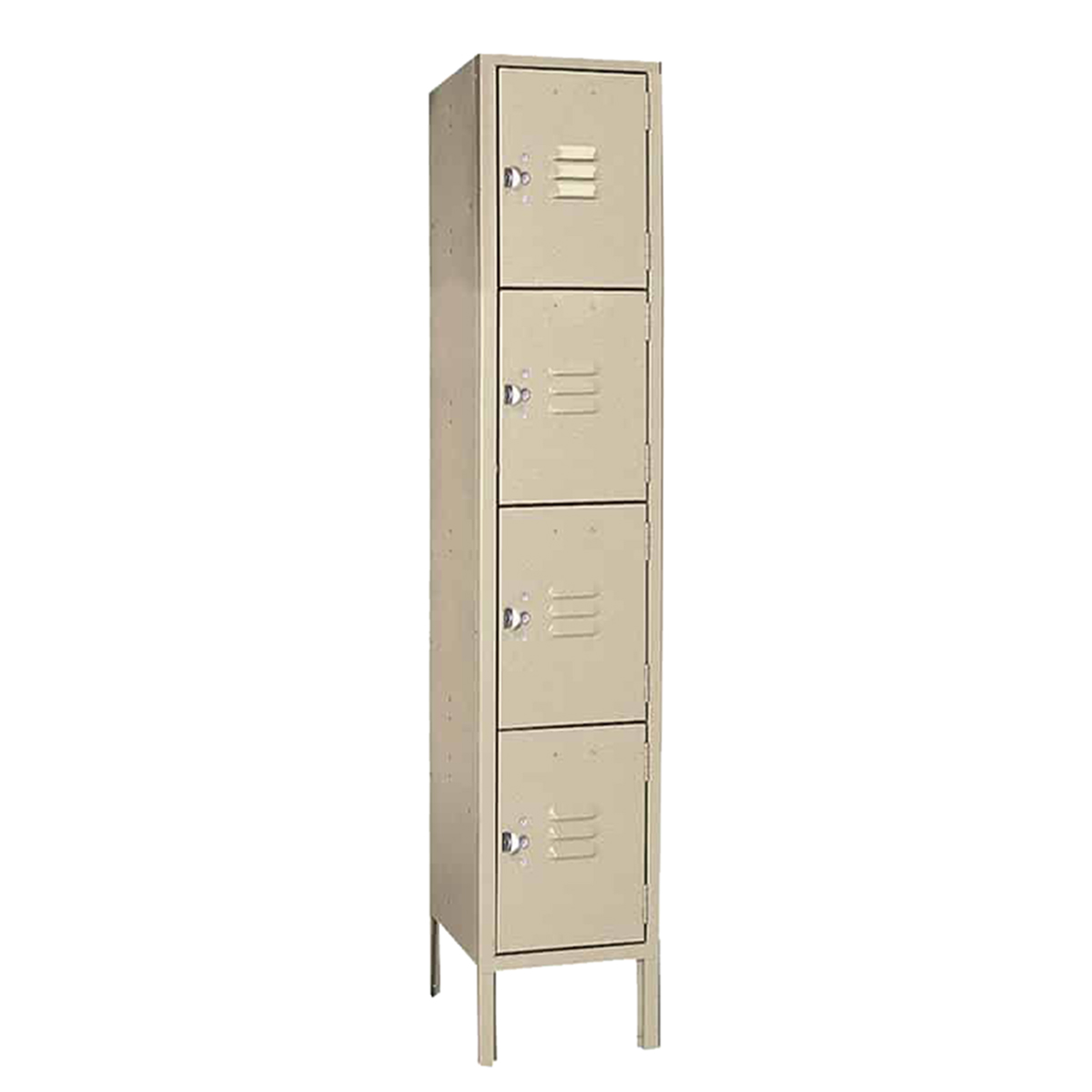 4-Tier Box Locker - 12"W x 12"D x 54"H - Assembled | Schools In