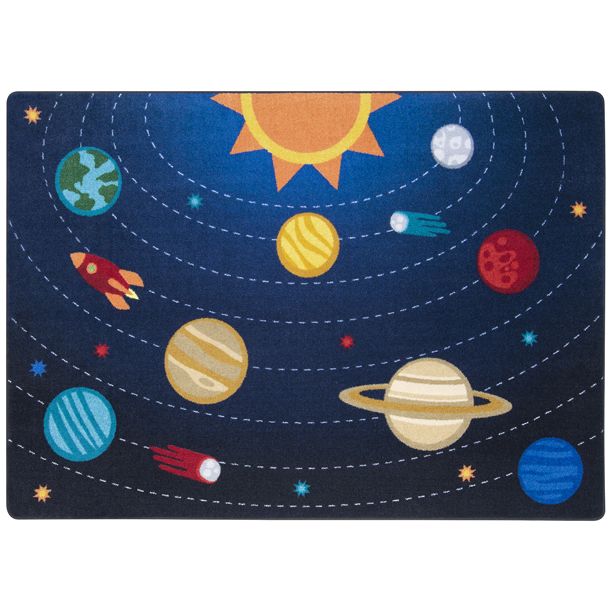 Planets Solar System Rug