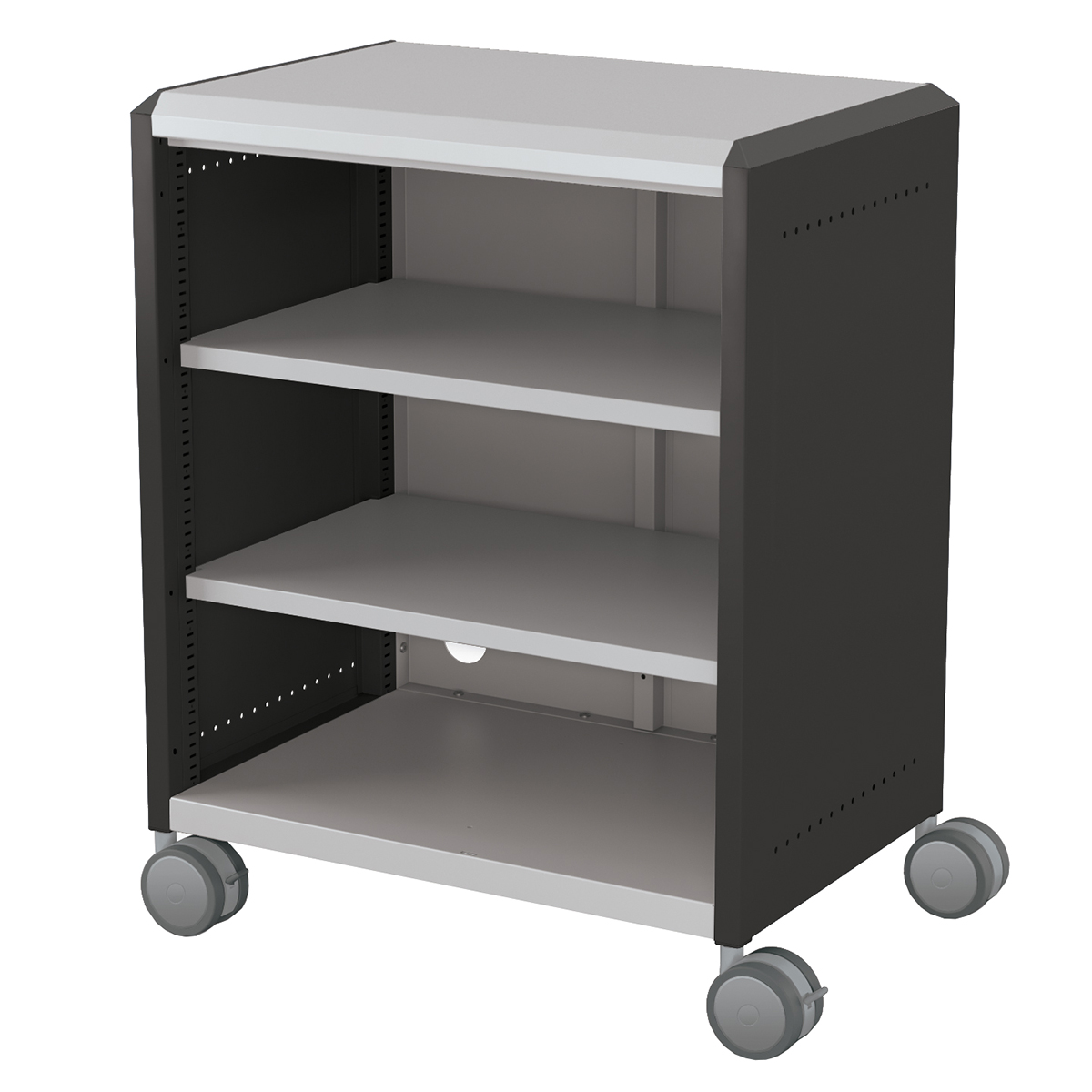 Compass Mobile Modular Cabinet with Shelves - 28 1/2"W x 36"H | Schools In