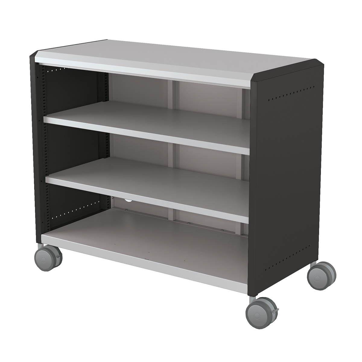 Compass Mobile Modular Cabinet with Shelves - 42"W x 36"H | Schools In