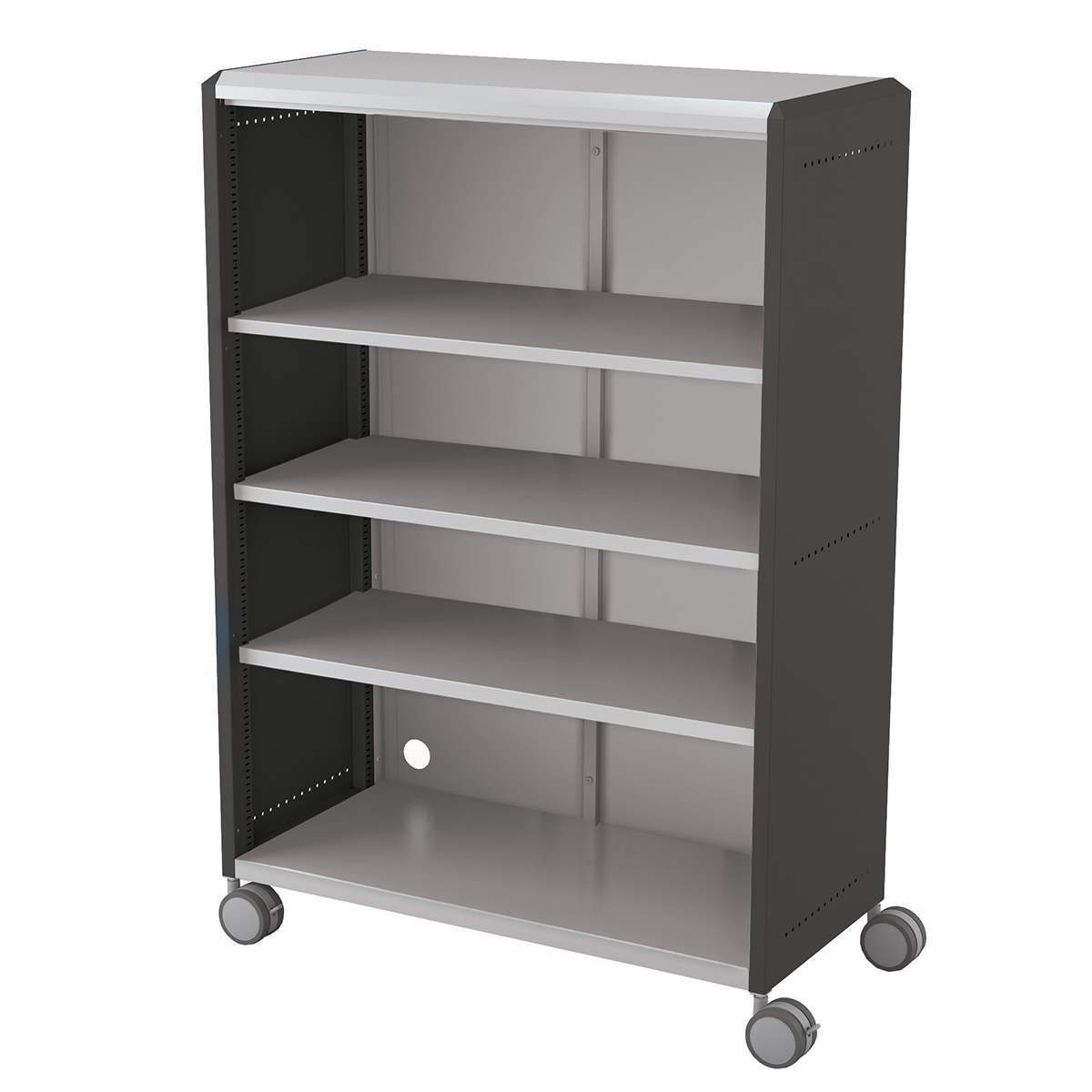 Compass Mobile Modular Cabinet with Shelves - 42"W x 60 1/2"H | Schools In