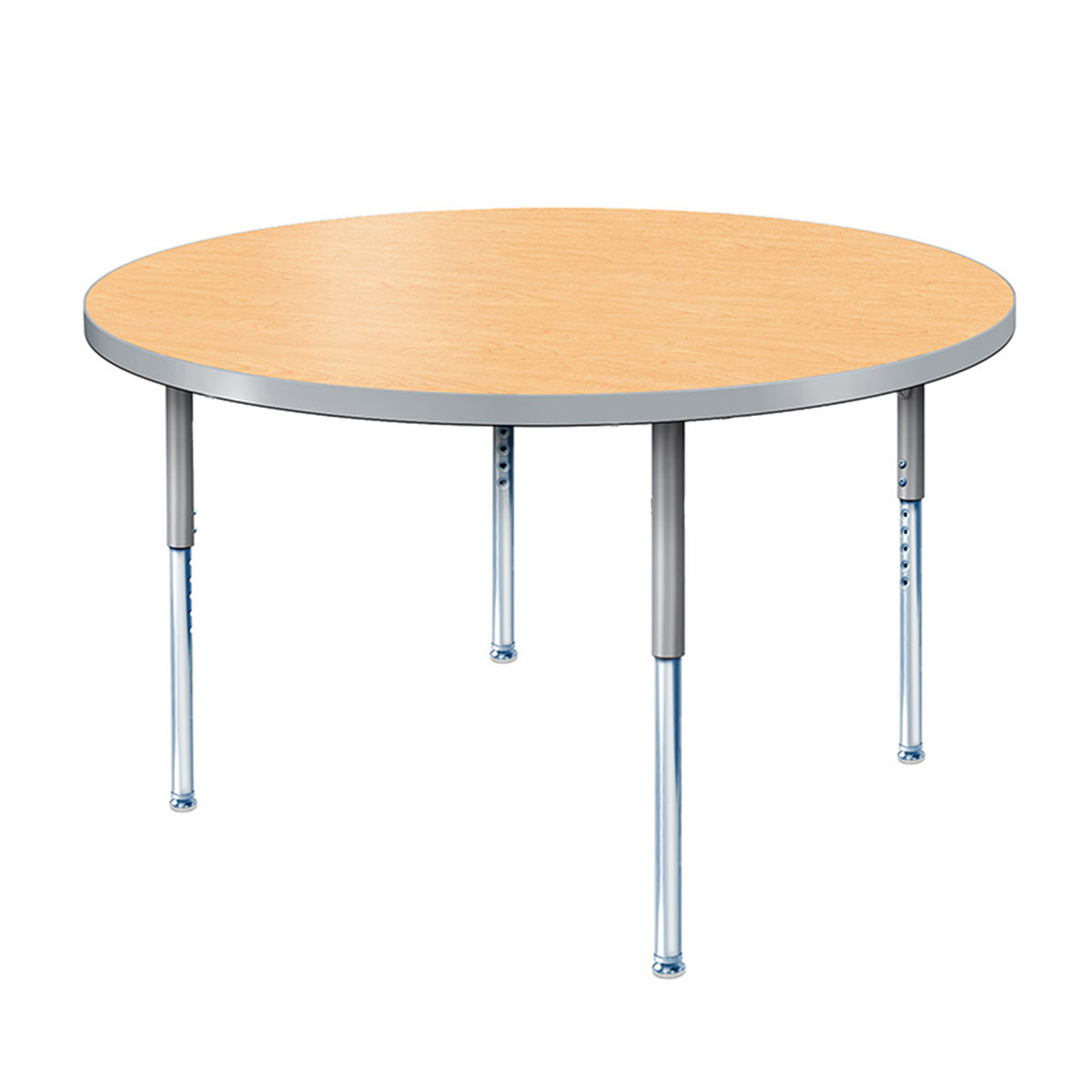 Modern Classic Round Activity Table - 42"Dia x 16 1/2"-25 1/2"H ...