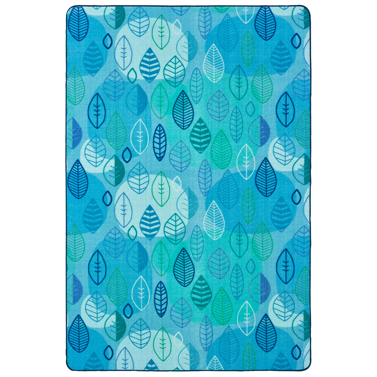 Peaceful Spaces Leaf Rug - Rectangle - 4'W x 6'L | Schools In