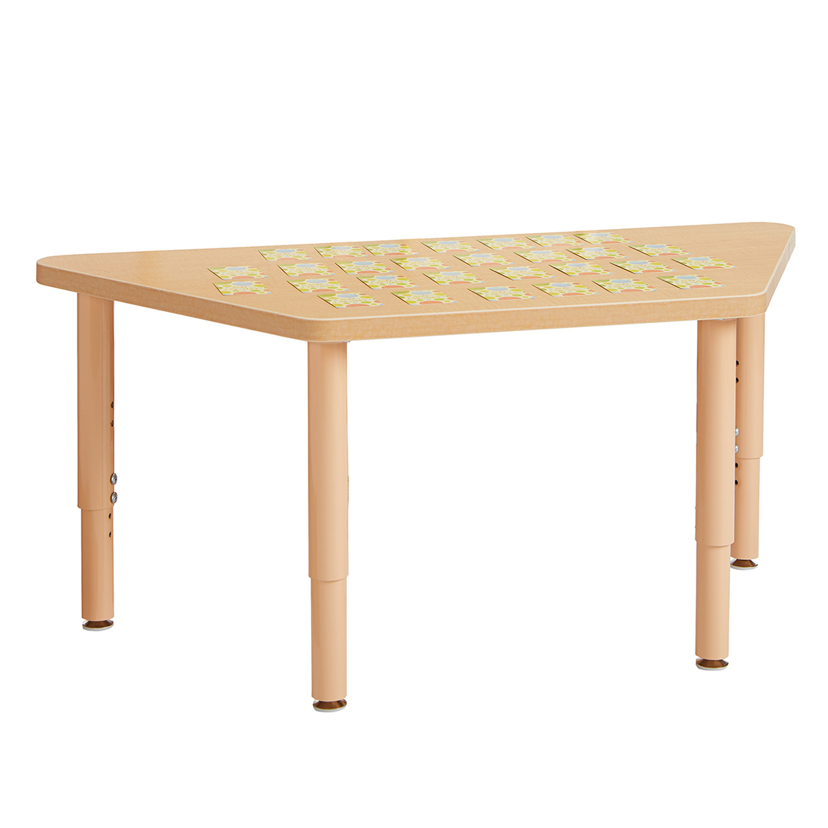 Purpose+ Trapezoid Table - 21"W x 45"L | Schools In