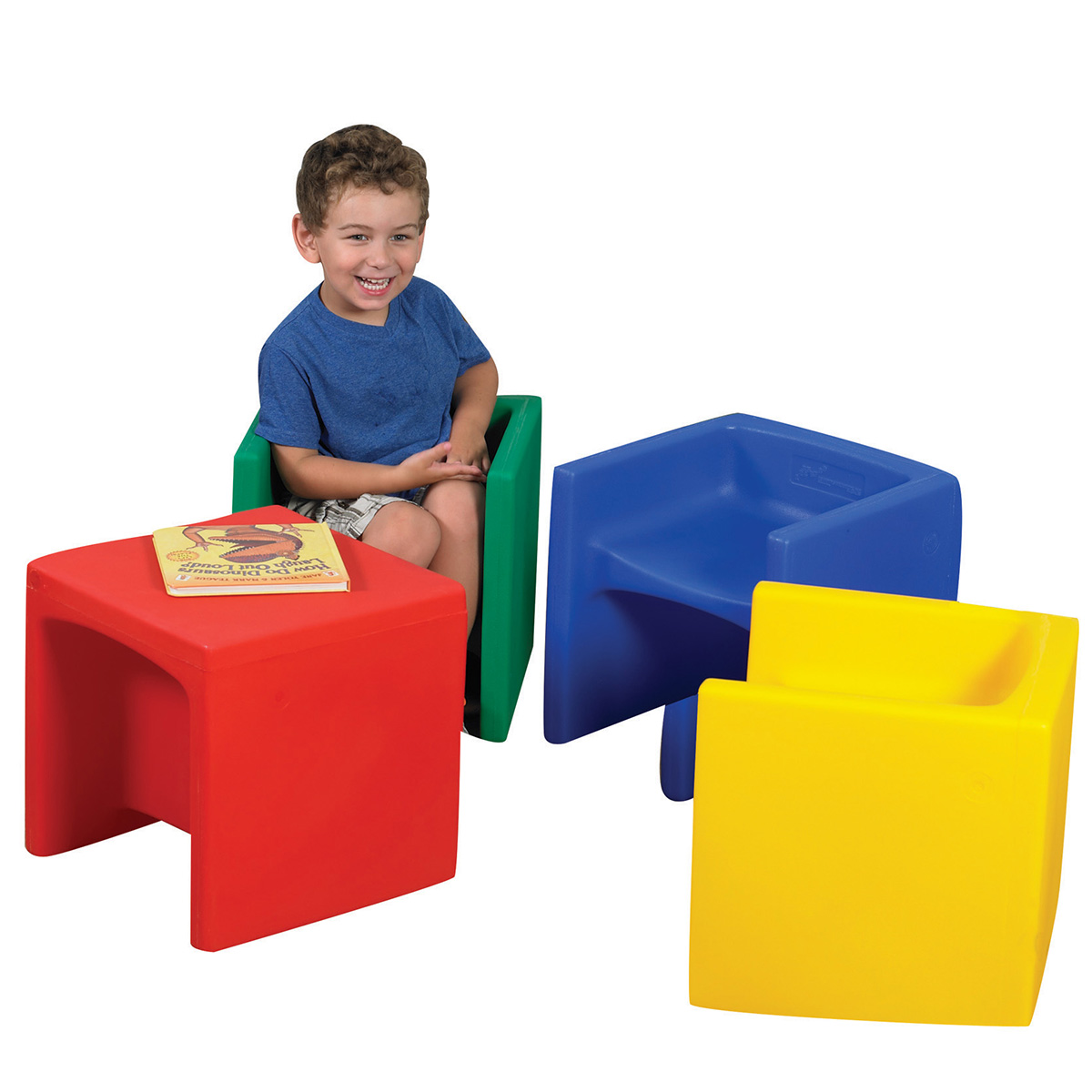 Primary Cube Chairs - Set of 4 | Schools In