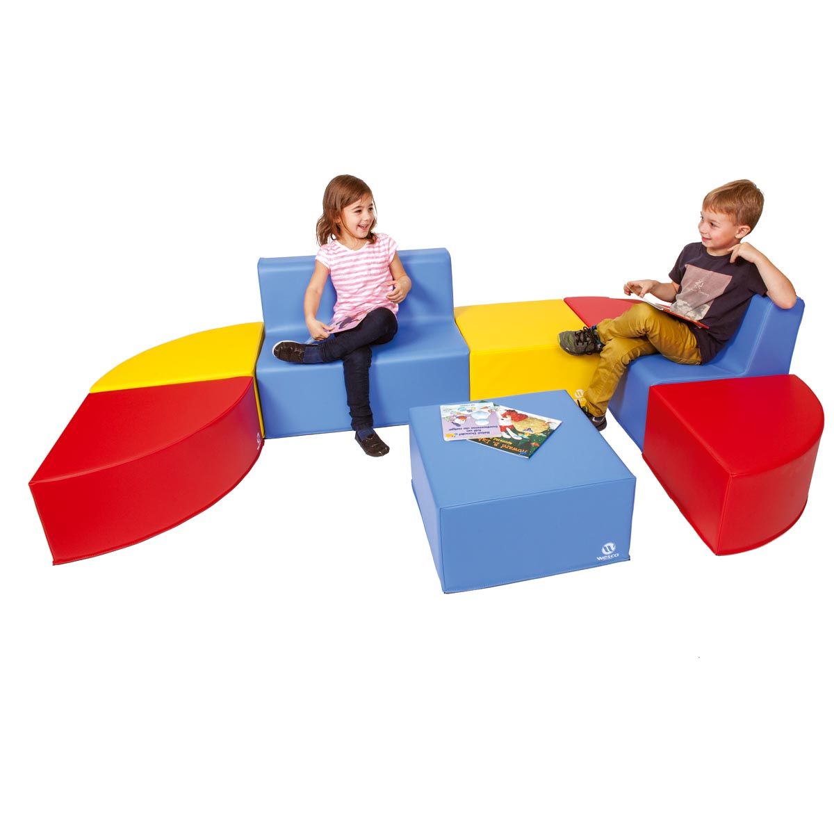 Toddler Soft Furniture Set - 6 1/2" Seat Height - 8 pc. | Schools In