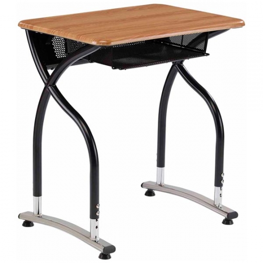 Illustration V2 Series Adjustable Student Desk with WoodStone Top ...