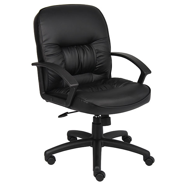 B7306 Faux Leather Executive Chair - Mid-Back | Schools In