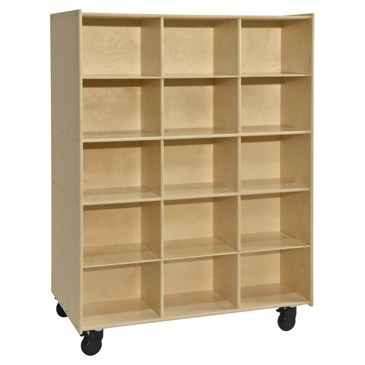 Contender Mobile Double-Sided Cubby Storage Unit | Schools In
