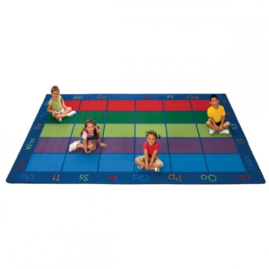 Colorful Places Classroom Rug - Rectangle - 7' 6"W x 12'L | Schools In