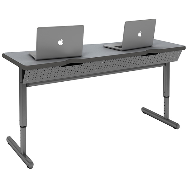 Intuitive Computer Lab Table - 22"W x 60"L x 23 1/2"-34 1/2"H | Schools In