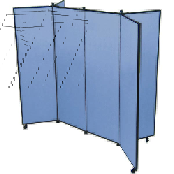 Mobile Display Tower - Six Panels - 5' 9"H | Schools In