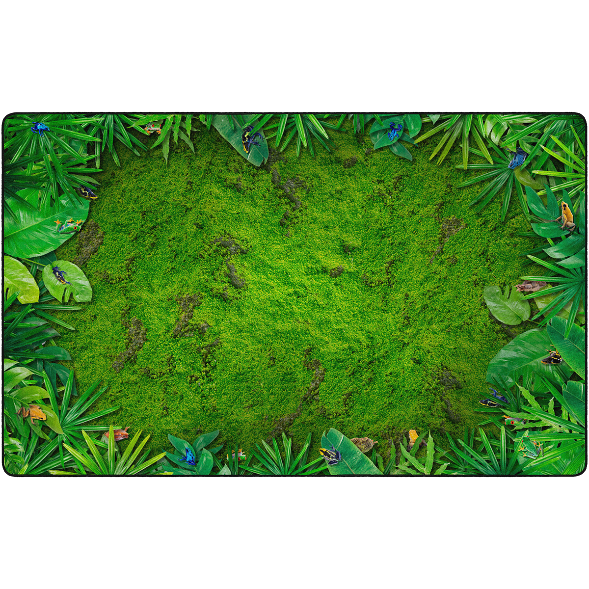 Rainforest Frogs Photo Fun Rug - Rectangle - 10' 6"W x 13' 2"L | Schools In