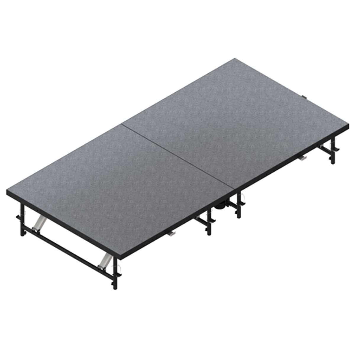 Staging 101 - Mobile Adjustable Height Folding Stage | Schools In