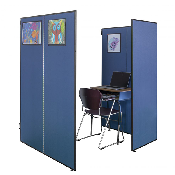 Wall-Mount Room Dividers - 2 Panels - 5' 7"H x 3' 8"L | Schools In