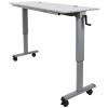 Crank Adjustable Flip Top Nesting Desk - 24"W x 60"L | Schools In