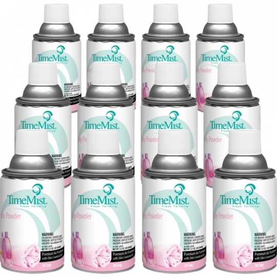 12 pk. - TimeMist Metered 30-Day Refills - Baby Powder Scent | Schools In