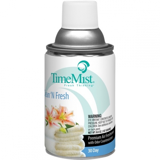 12 pk. - TimeMist Metered 30-Day Refills - Clean & Fresh Scent | Schools In