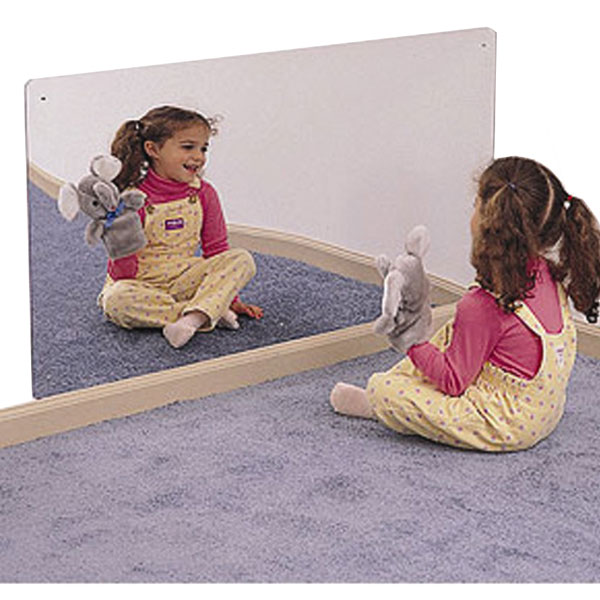 Rectangle Play Mirror - 24"W x 48"L | Schools In