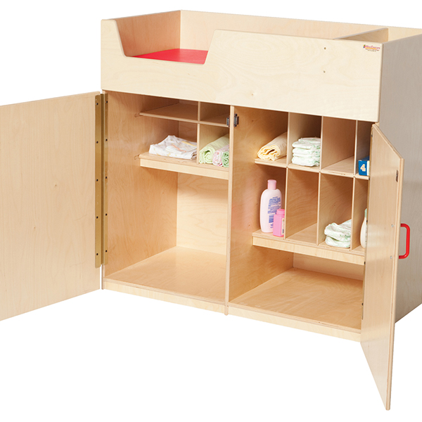 Deluxe Infant Changing Table - 43"W x 22"D x 41"H | Schools In