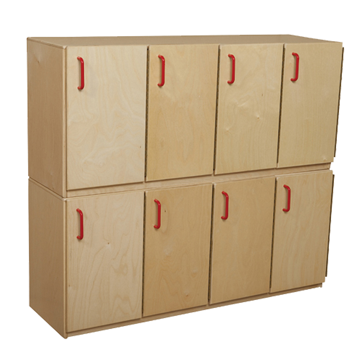 Four-Section Stackable Lockers - Two Units | Schools In
