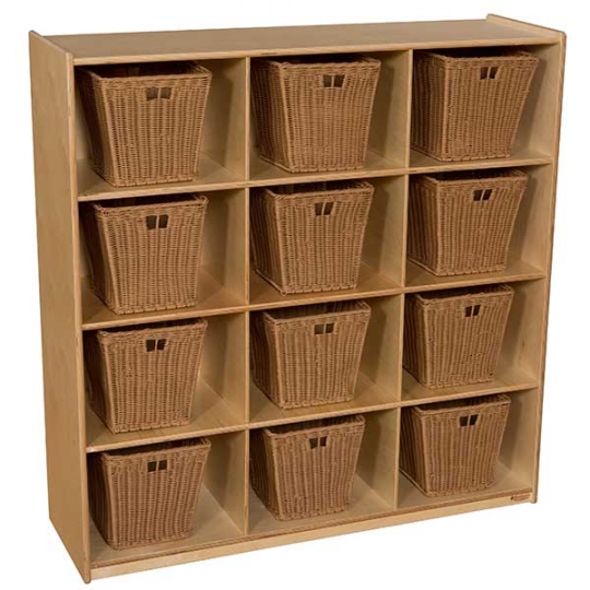 Extra-Large Cubby Storage with 12 Medium Baskets | Schools In