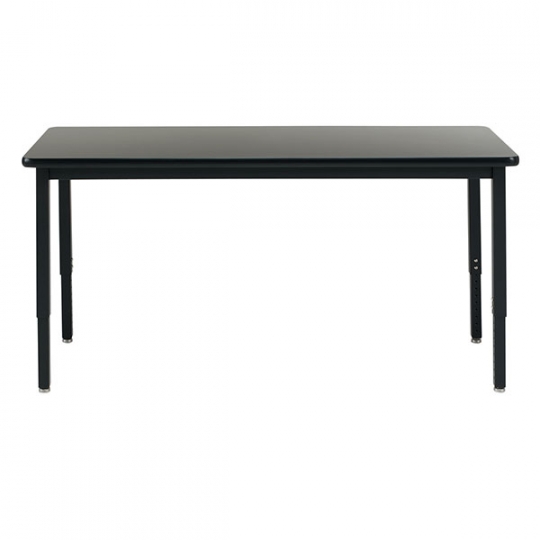 Adjustable Height Metal Science Table - 30"W x 60"L x 25"-39"H | Schools In
