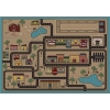 Tiny Town Rug - Rectangle - 5' 4"W x 7' 8"L | Schools In