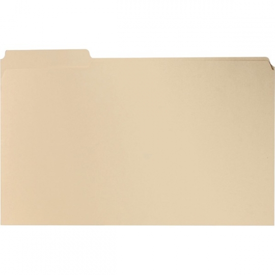 100 pk. - Business Source 1/3 Cut 2-Ply Tab Legal File Folders | Schools In