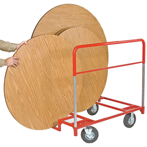 XL Round Table Carts - Edge-Stacking | Schools In