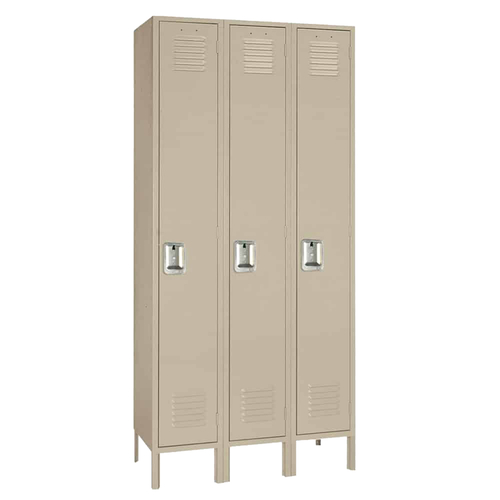Single-Tier School Lockers - Three-Wide | Schools In