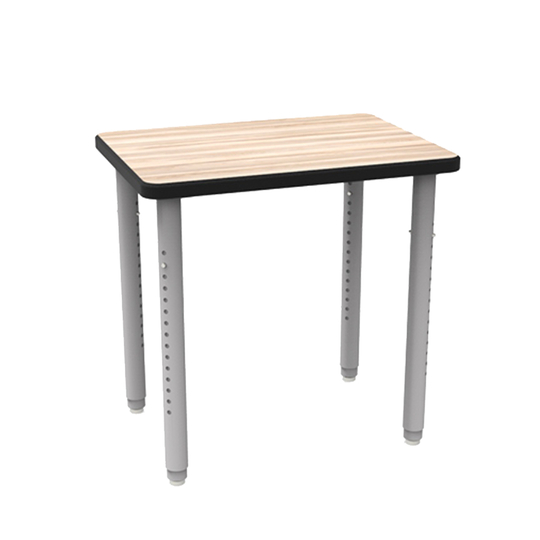 ELO Plymouth Collaborative Student Desk - Pin Adjustable Straight Round ...