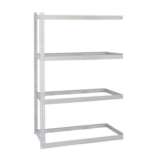 Rivet Rack Shelving Unit - 4 Levels - Adder - 48"W x 48"D | Schools In