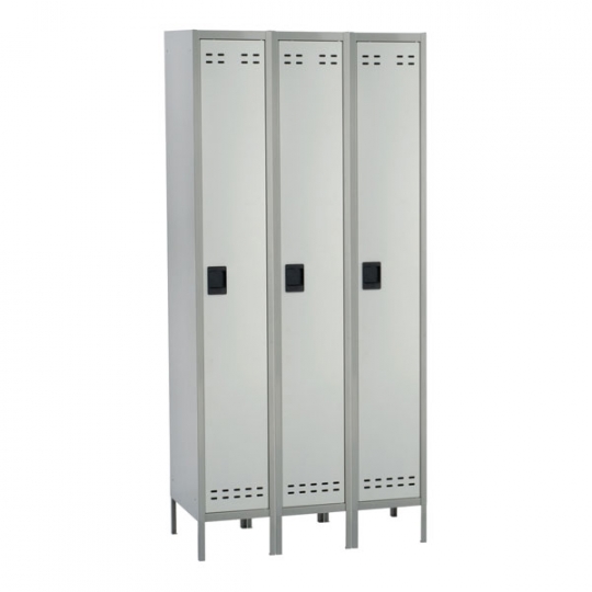 Single-Tier Locker - Three Wide - 36"W x 18"D x 78"H | Schools In