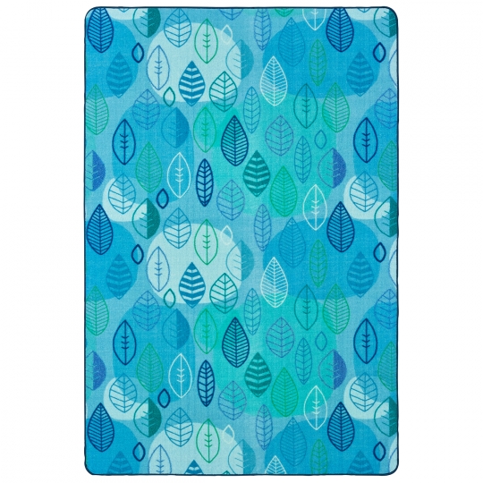 Peaceful Spaces Leaf Rug - Rectangle - 4'W x 6'L | Schools In